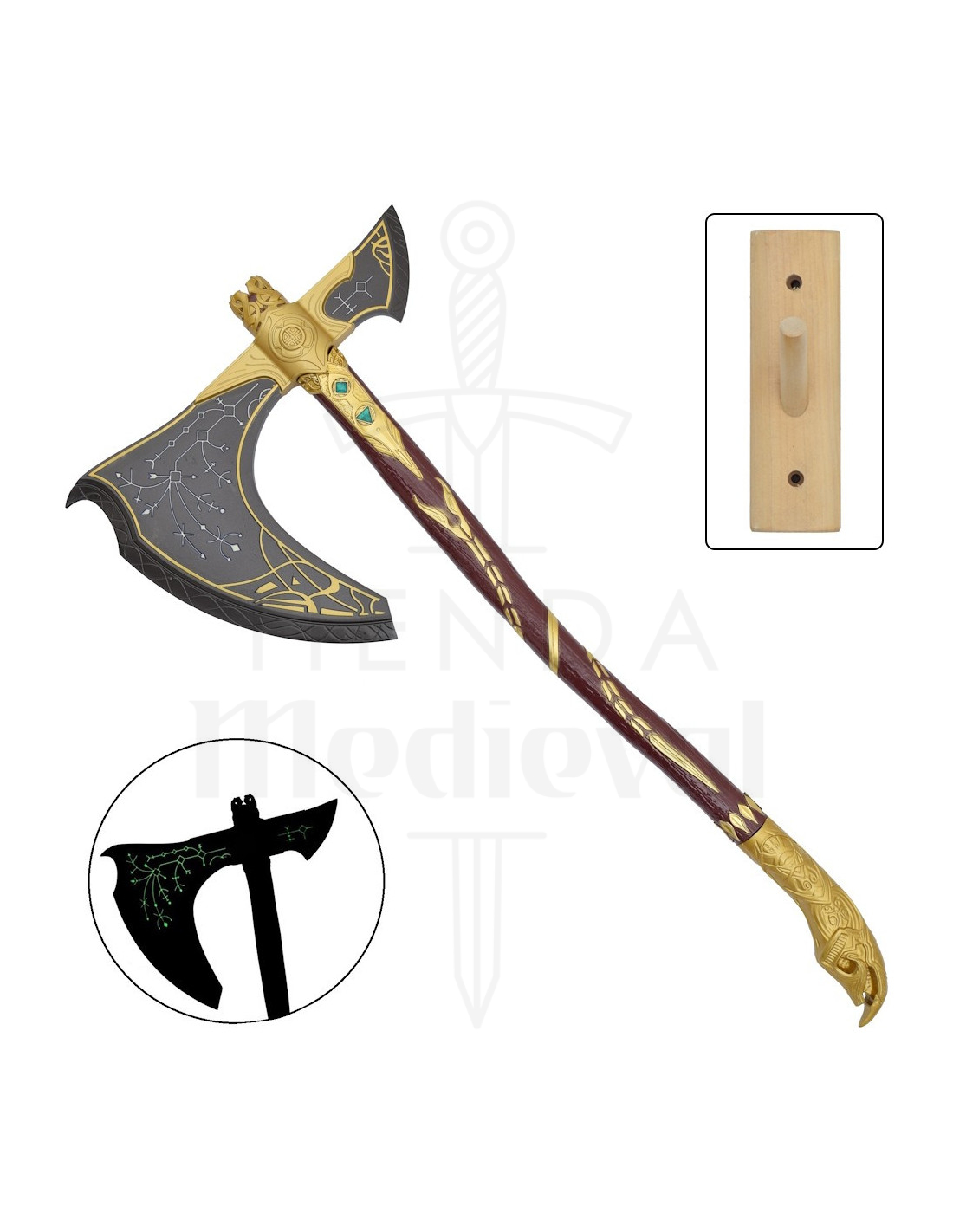 Ascia decorativa non ufficiale Levathian di Kratos - God of War ⚔️ Negozio