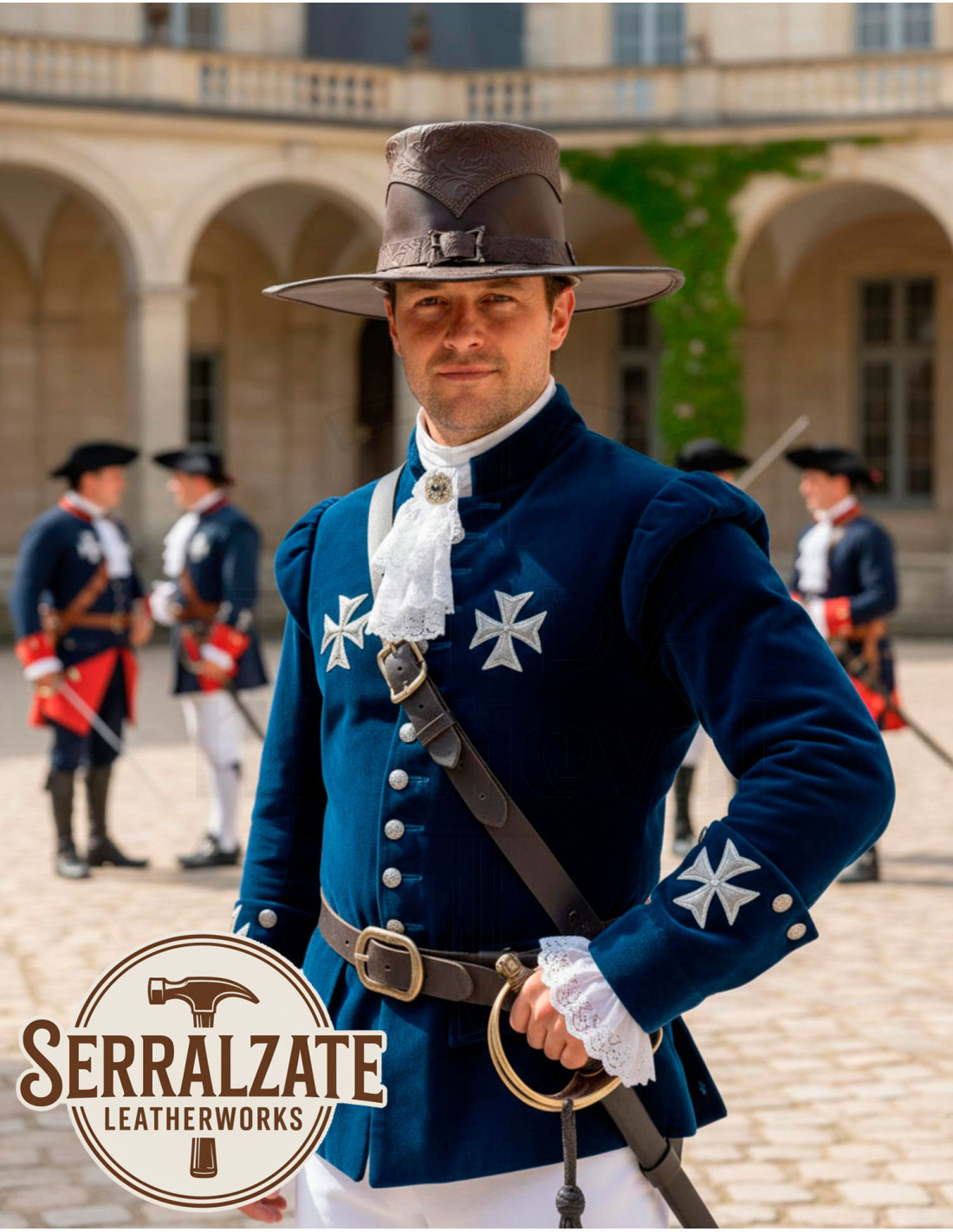 Cappello rinascimentale da moschettiere Deluxe, marrone ⚔️ Negozio ...