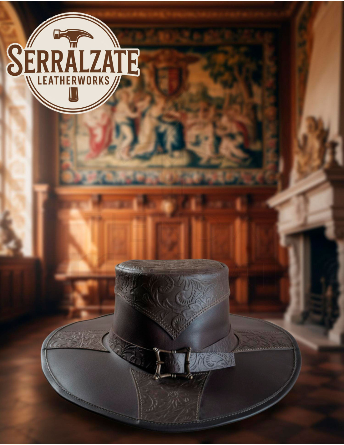 Cappello rinascimentale da moschettiere Deluxe, marrone ⚔️ Negozio ...