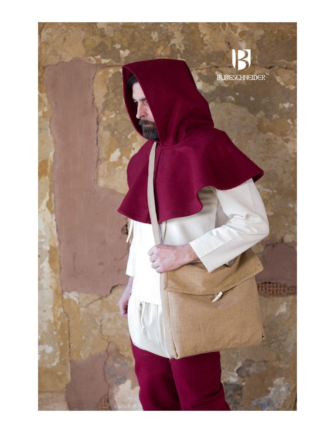 Gugel Cucullo in lana ⚔️ Negozio Medievale