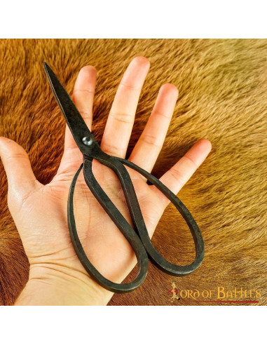 Forbici forgiate a mano in ferro antico ⚔️ Negozio Medievale