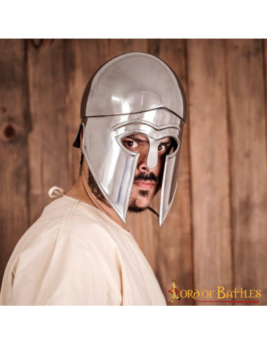 Elmo greco corinzio con fodera in pelle ⚔️ Negozio Medievale